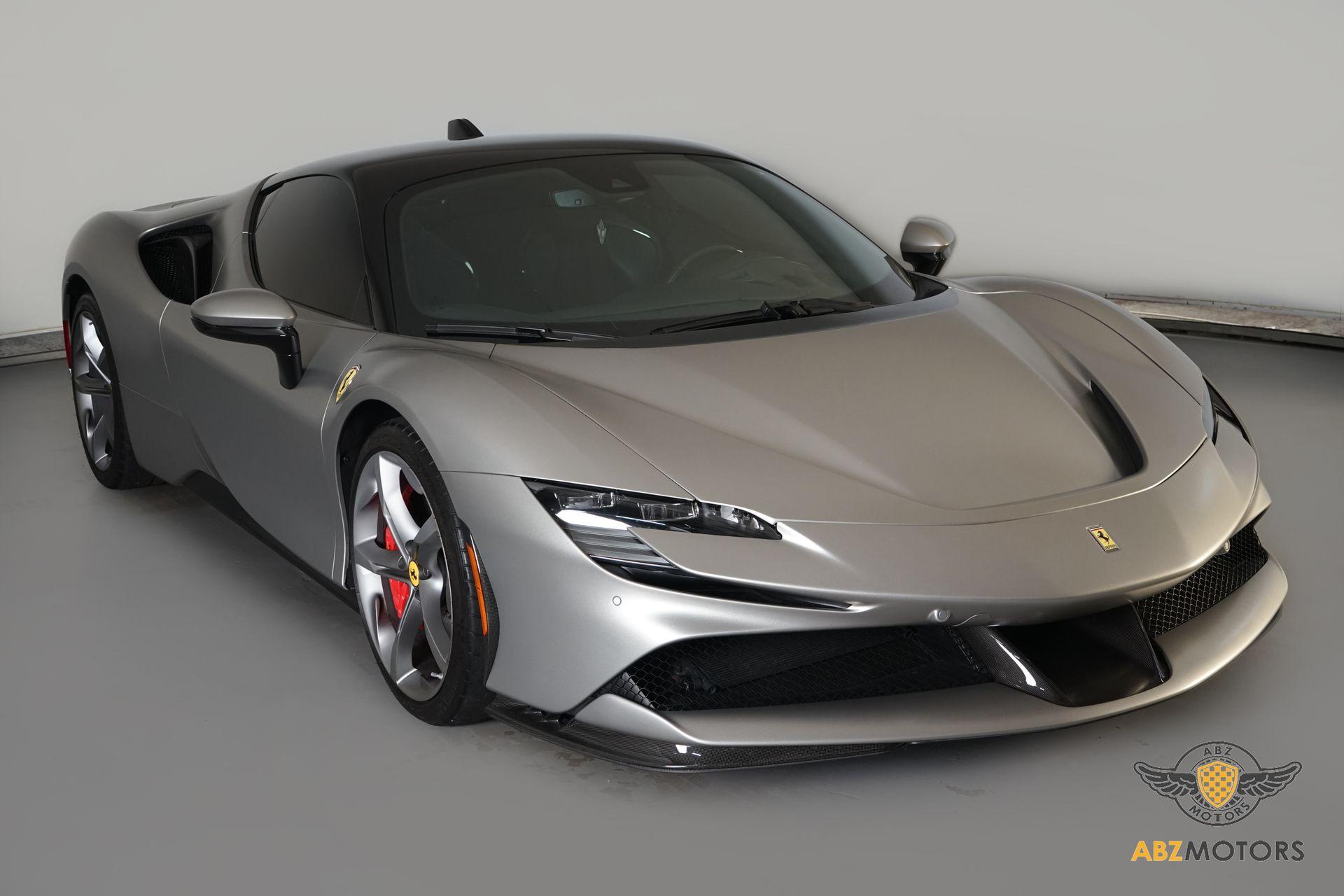 Silver Ferrari Sf90 Stradale