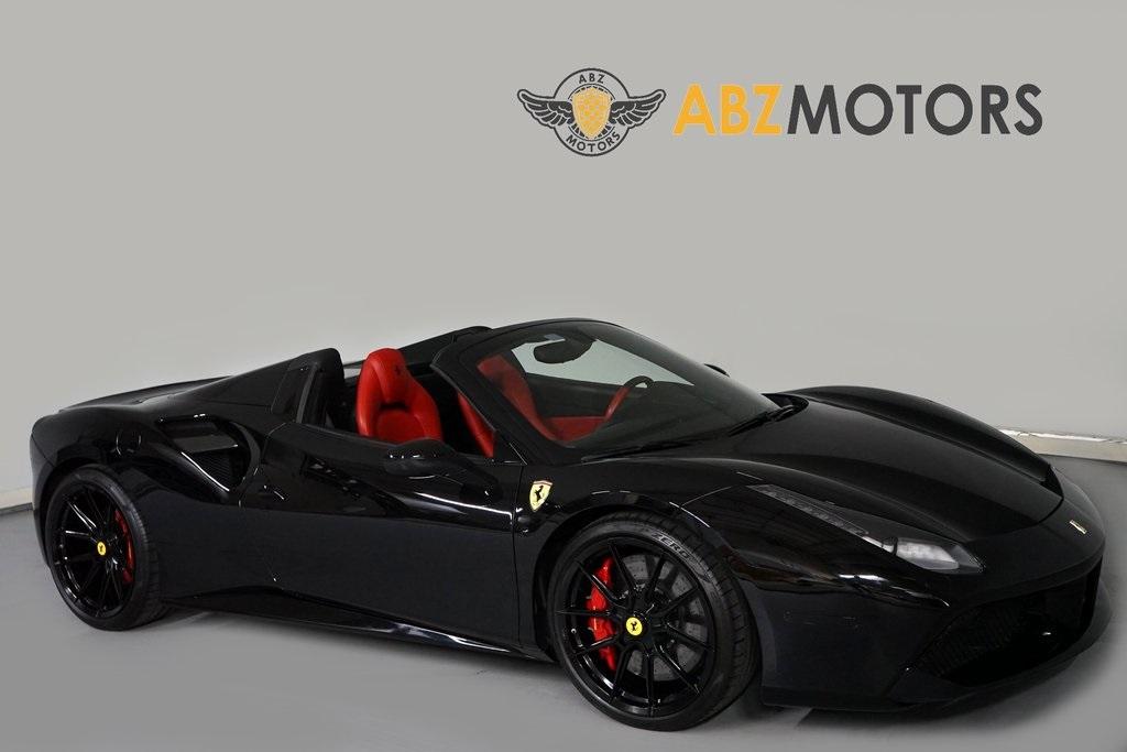Ferrari 488 Black Convertible